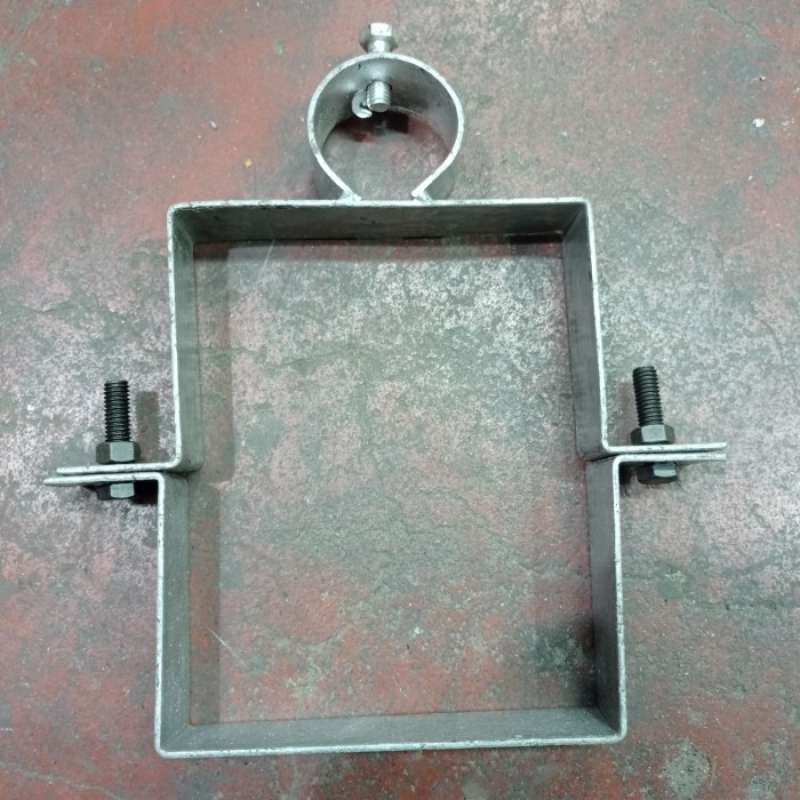 Promo Klem Tiang Pju / Clamp Tiang Ornament Ukuran 1.5 Inch Ke Beton ...
