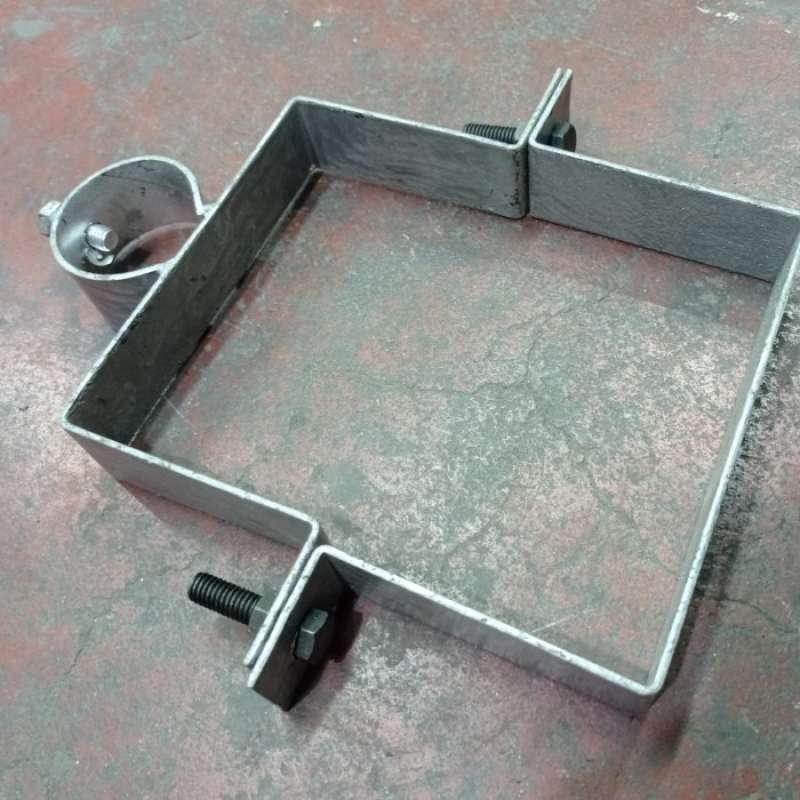 Promo Klem Tiang Pju / Clamp Tiang Ornament Ukuran 1.5 Inch Ke Beton ...