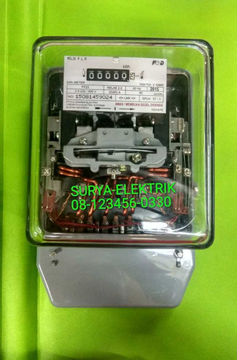 Promo kilowatt hour kwh meter fuji darma FF23 3phase 3 fase non tera - Multicolor Multivariasi ...