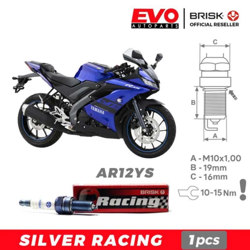 Jual Busi Brisk Silver Racing Ar12Ys Untuk Motor Yamaha R15 di Seller ...