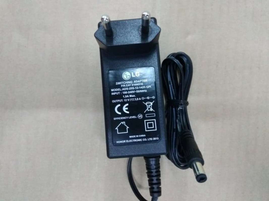 Promo ADAPTOR MONITOR LG 12V - 3A BUKAN JARUM Diskon 23% di Seller ...