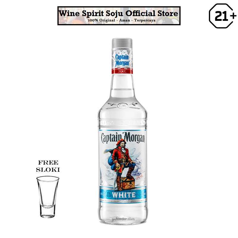 Jual Captain Morgan White Rum 750ml di Seller Winespiritsoju - WSS ...