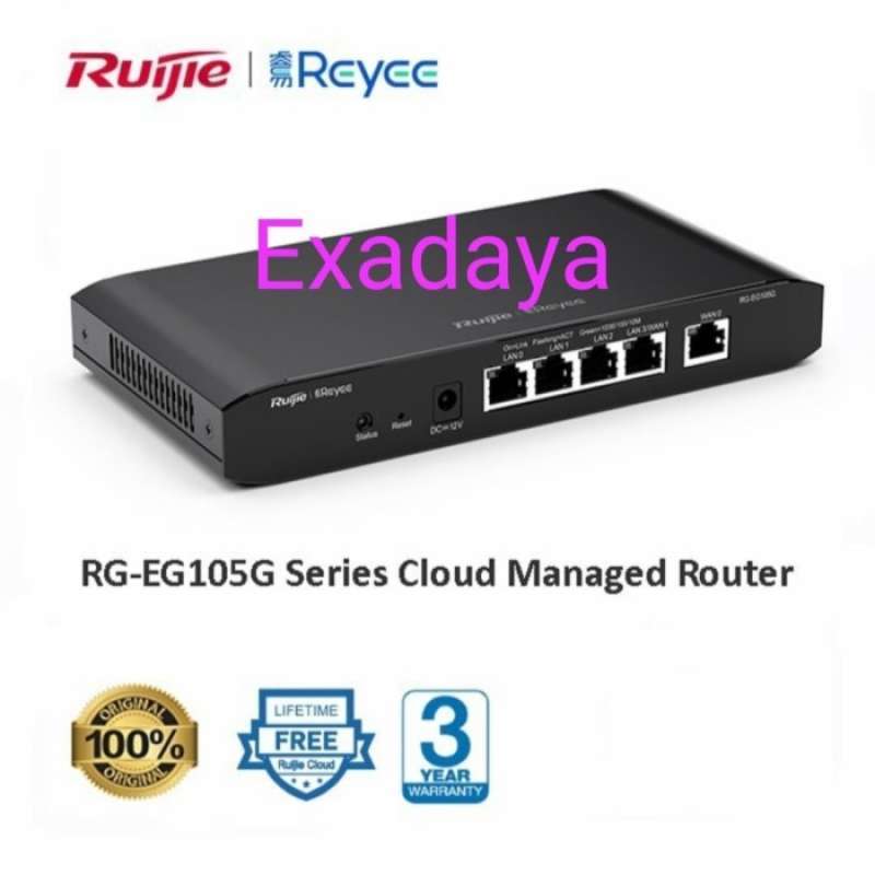 Promo Ruijie Reyee RG-EG105G Series Cloud Managed Router Diskon 23% di ...