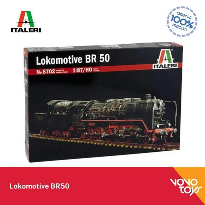Jual Model Kits Kereta Lokomotive BR50 by Italeri 1/87 HO Scale di ...