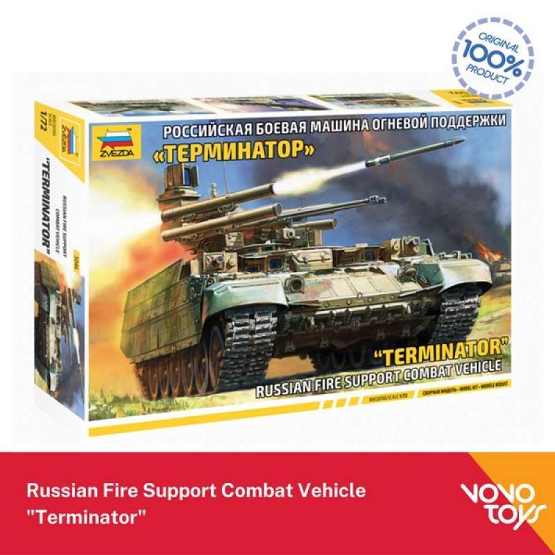 Jual Model Kits Tank Russian Fire Support Combat Terminator by Zvezda ...