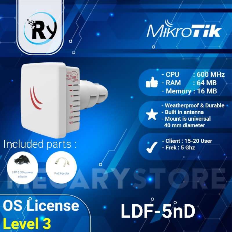 Promo Mikrotik RBLDF-5nD LDF Embedded Wireless Diskon 23% di Seller ...