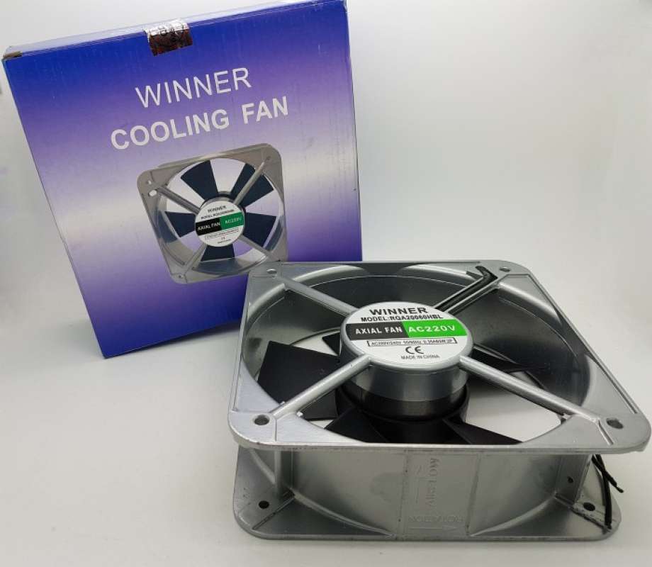 Promo Kipas Fan Panel Winner Ac 220V 20X20 Cm With Ball Bearing Diskon ...