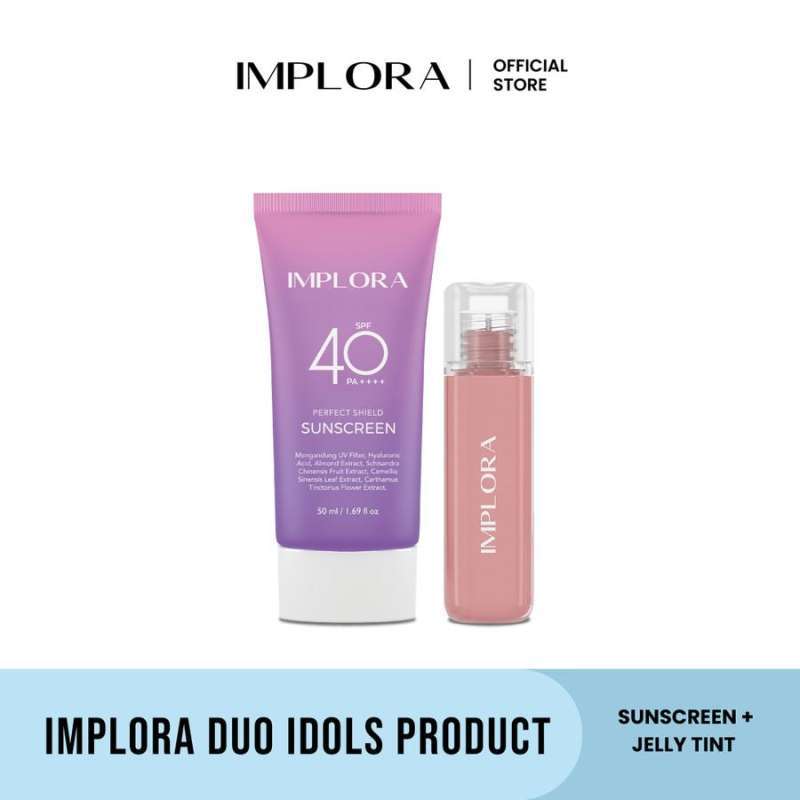 Jual Implora Package Duo Idols Project (sunscreen + Jelly Tint) Di ...