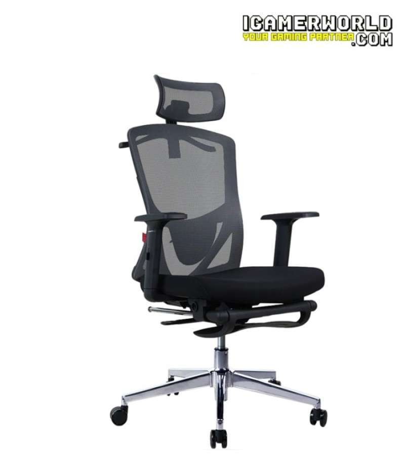 Jual Fantech OCA259 Kursi Kantor Kerja Jaring Footrest Premium Office ...