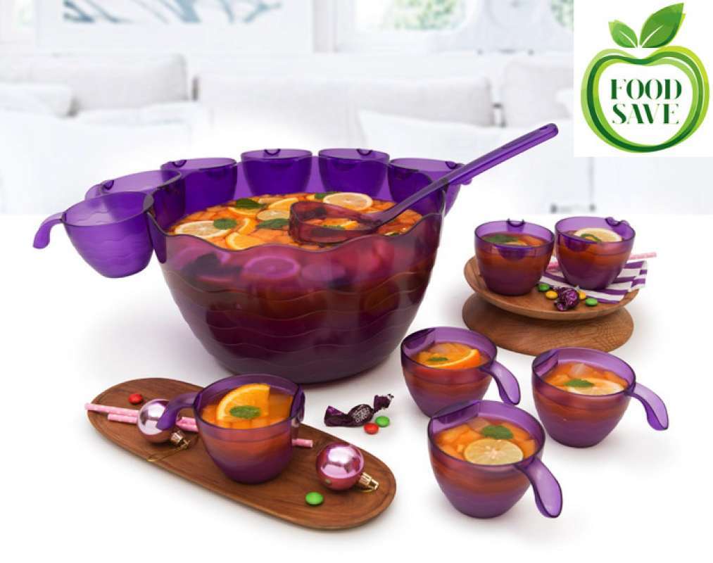 Promo Wadah Mangkok Jumbo 8,5L Gelas Plastik Minuman Sop Buah Segar ...
