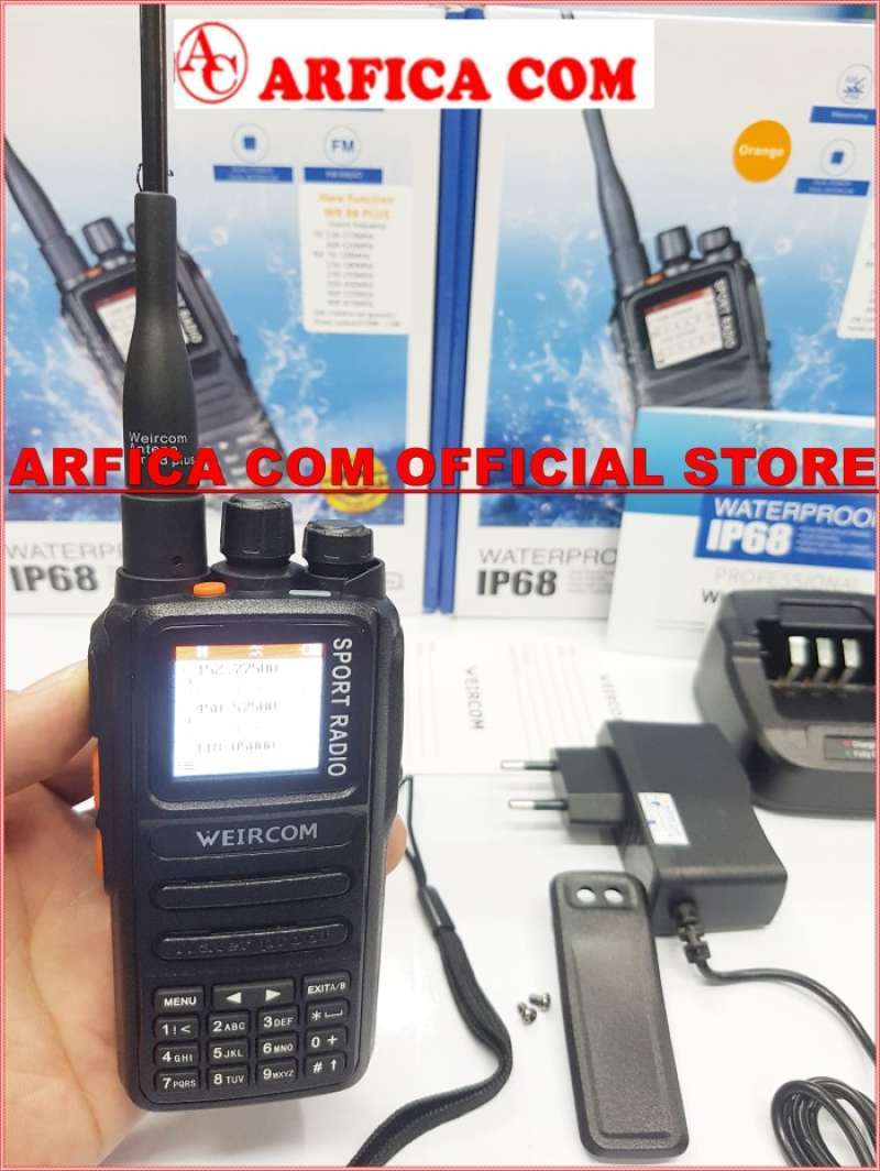 Promo HT WEIRCOM WR 88 PLUS 6 BAND 10 WATT IP 68 WARNA HITAM BLACK ORIGINAL Diskon 23% di Seller ...