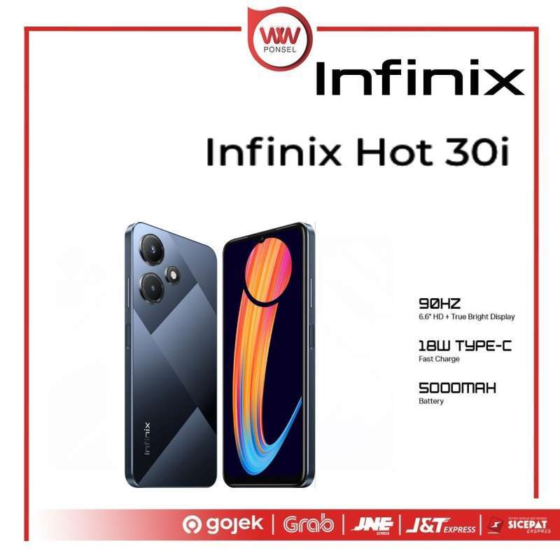 Jual Hp Infinix Hot 30i Ram 8GB Internal 128GB Garansi Resmi - Mirror Black di Seller wwponsel ...