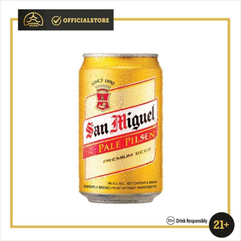 Jual San Miguel Pale Pilsen Beer Can 320ml di Seller Beer Temple ...
