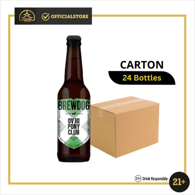 Jual Brewdog Dead Poni Club Beer 330ml x 24 Bottle (1 Karton) di Seller ...