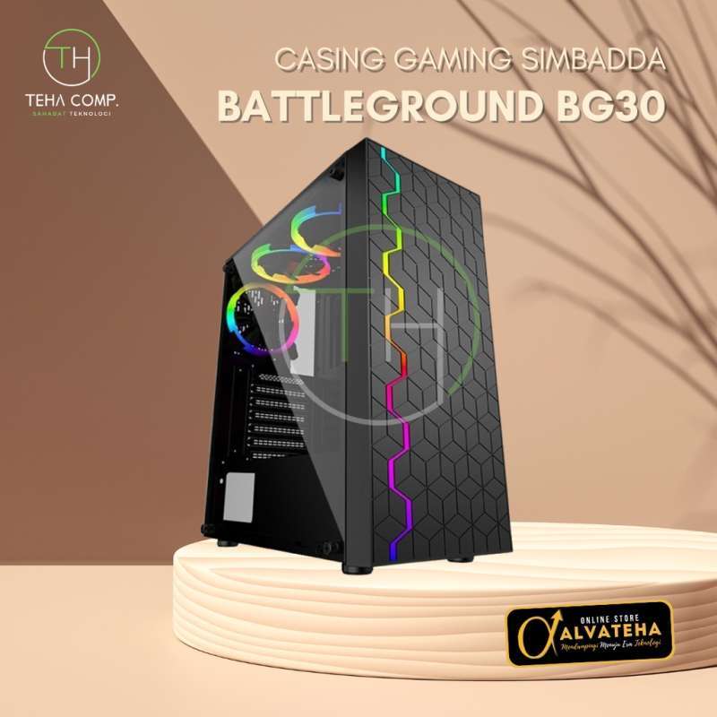 Jual Casing Pc Gaming Tanpa Power Supply Simbadda Bg30-casing Cpu ...