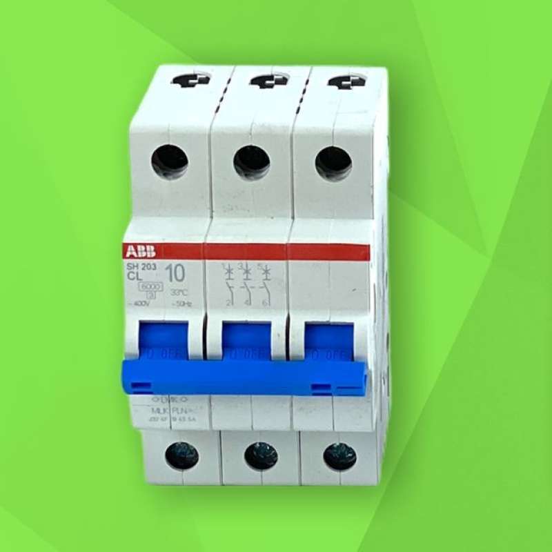 Promo ABB MCB 3P CL 6kA - 10A 16A 20A 25A 50A 63A - 10A Diskon 33% di Seller Erazel Storee ...