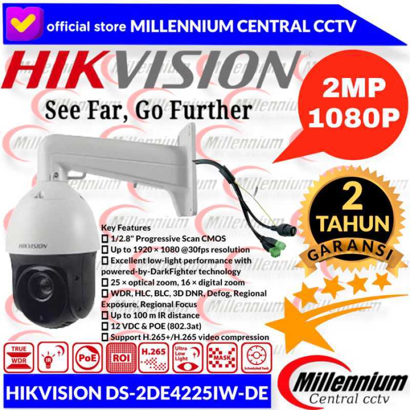 Promo PTZ HIKVISION DS-2DE4225IW-DE 2MP IP CAMERA CCTV OUTDOOR 25X ZOOM ...