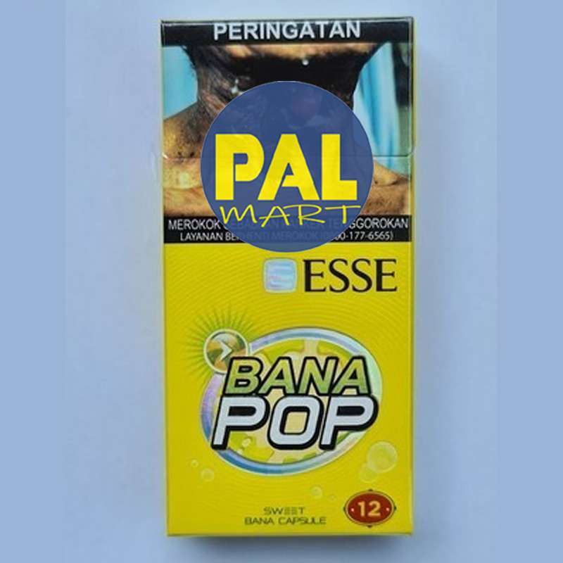 Jual ESSE BANA POP 12 rokok [ 1 slop / 10 bungkus @ 12 batang ...