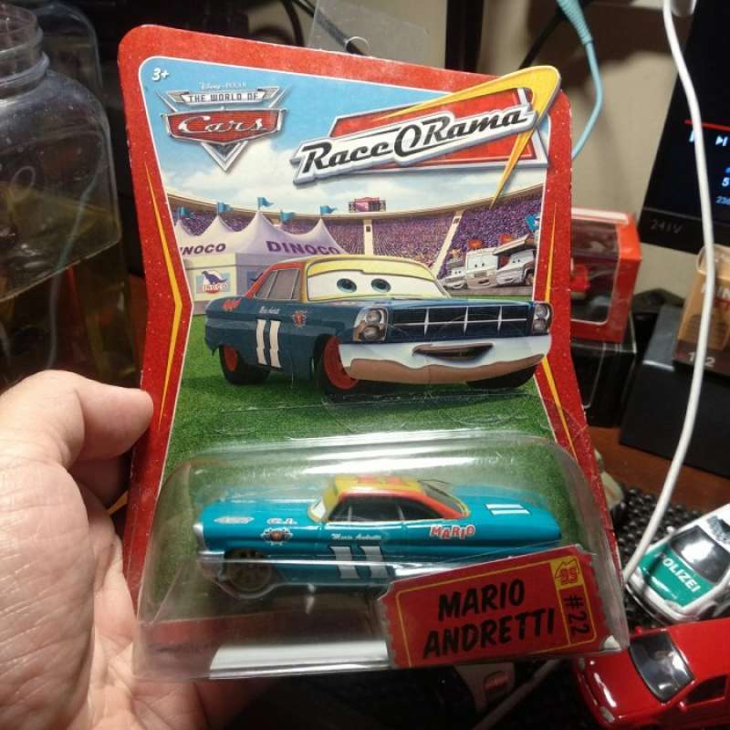 Jual Disney Pixar Mattel Cars Race O Rama Mario Andretti di Seller ...