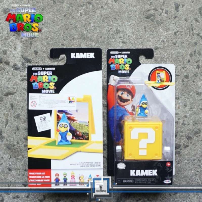 Promo The Super Mario Bros Movie Mini KAMEK Figure with Question Block ...