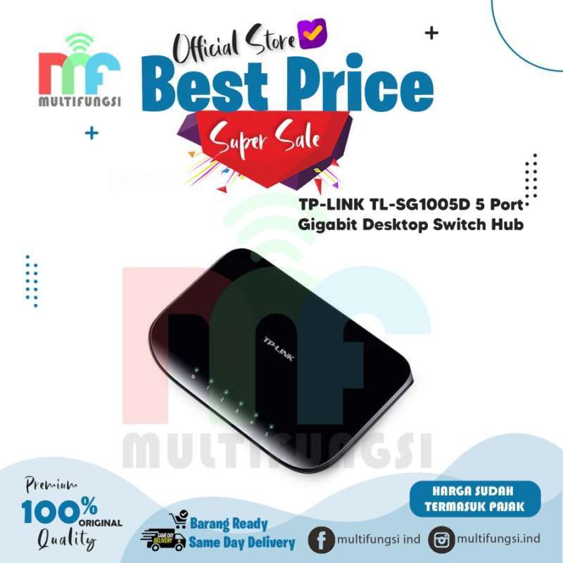 Jual Tp Link Tl Sg D Port Gigabit Desktop Switch Hub Tplink Di Seller Multifungsi Online