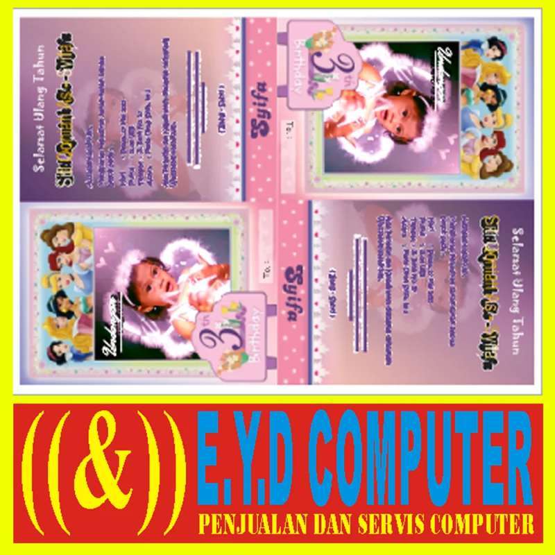 Jual DESAIN UNDANGAN ULANG TAHUN KOLEKSI TEMPLATE DESIGN GRAFIS HALAMAN ...