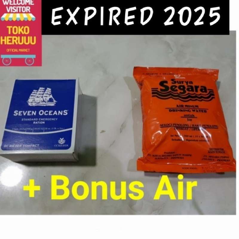 Promo Ransum Seven Oceans Mre Makanan Darurat Food Bar Survival Food ...