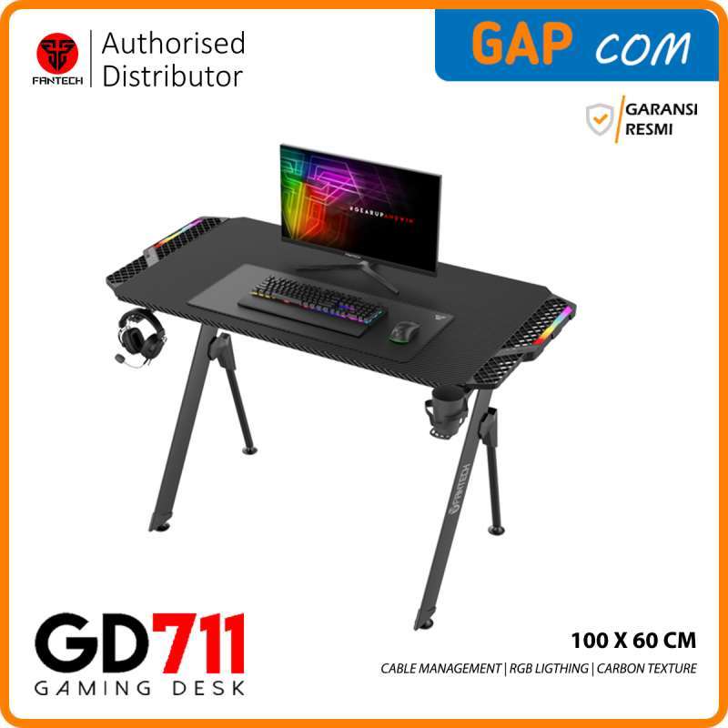 Promo Meja Komputer Gaming Kantor Fantech Gd711 Rgb Gaming Desk Premium ...