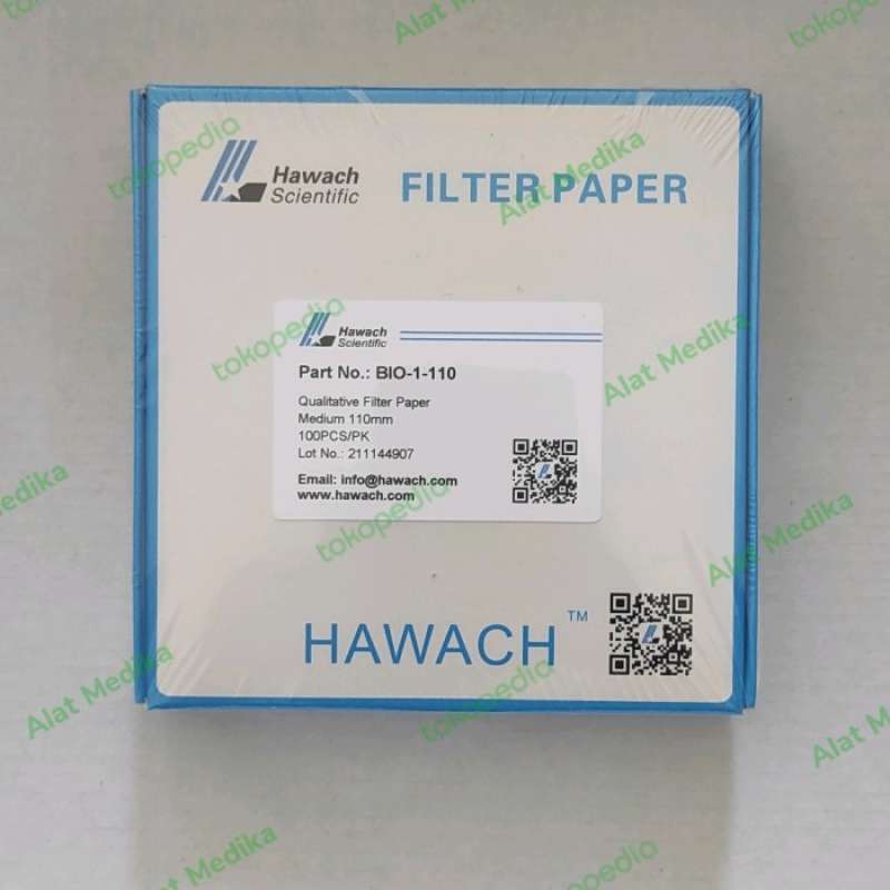 Promo Filter Paper | Kertas Saring No 1 Hawach 110Mm, 100Pcs/Box Diskon ...