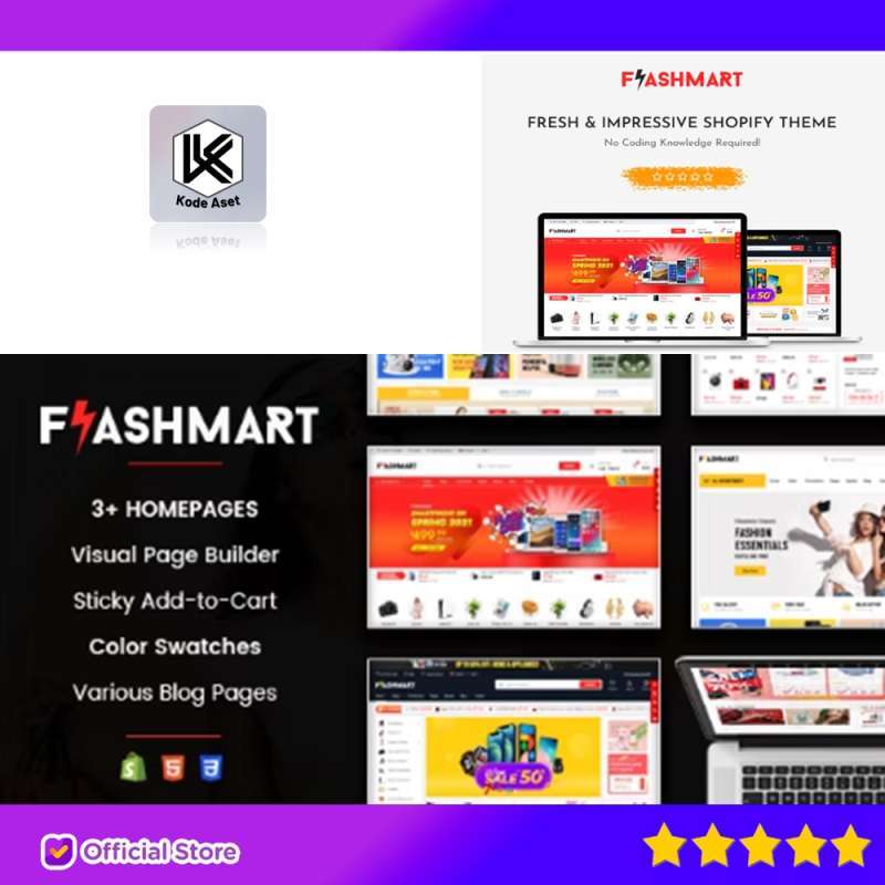 Jual Flashmart - Multipurpose Sections Shopify Theme By Kodeaset Di Seller Kodeaset - Jagakarsa ...