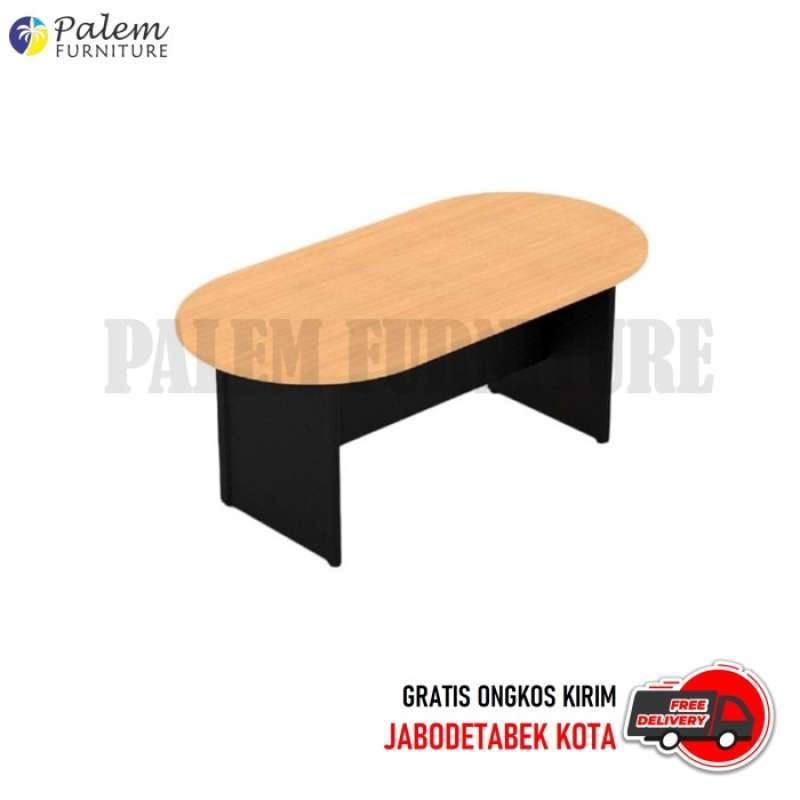 Promo Meja Meeting Oval 240 Meja Kantor Serbaguna Diskon 23% Di Seller ...