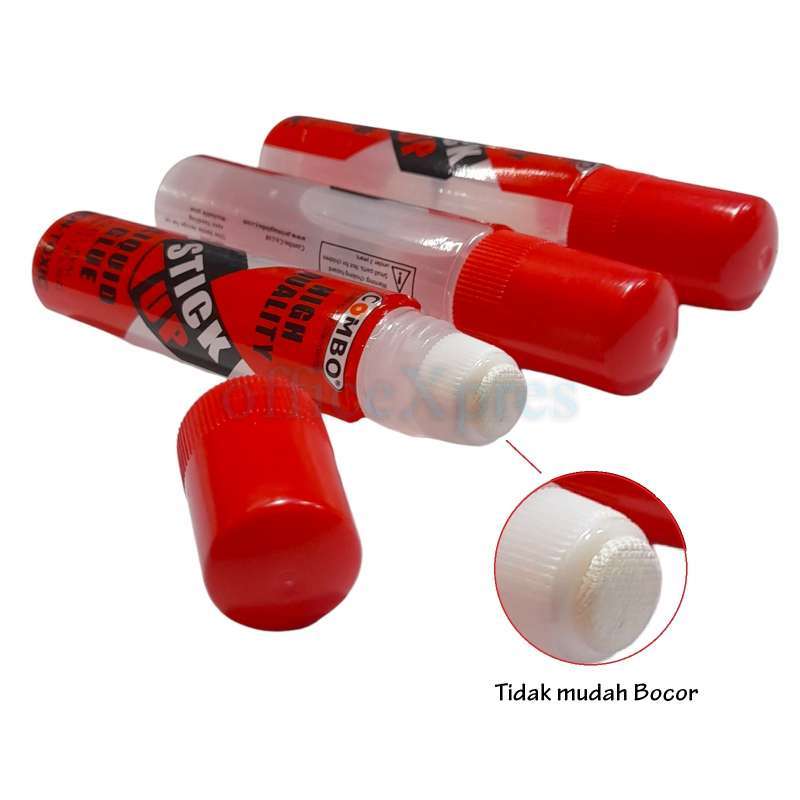 Jual Liquid Glue 35ml / Lem Cair 35ml / Lem Kertas / Lem Liquid Combo ...