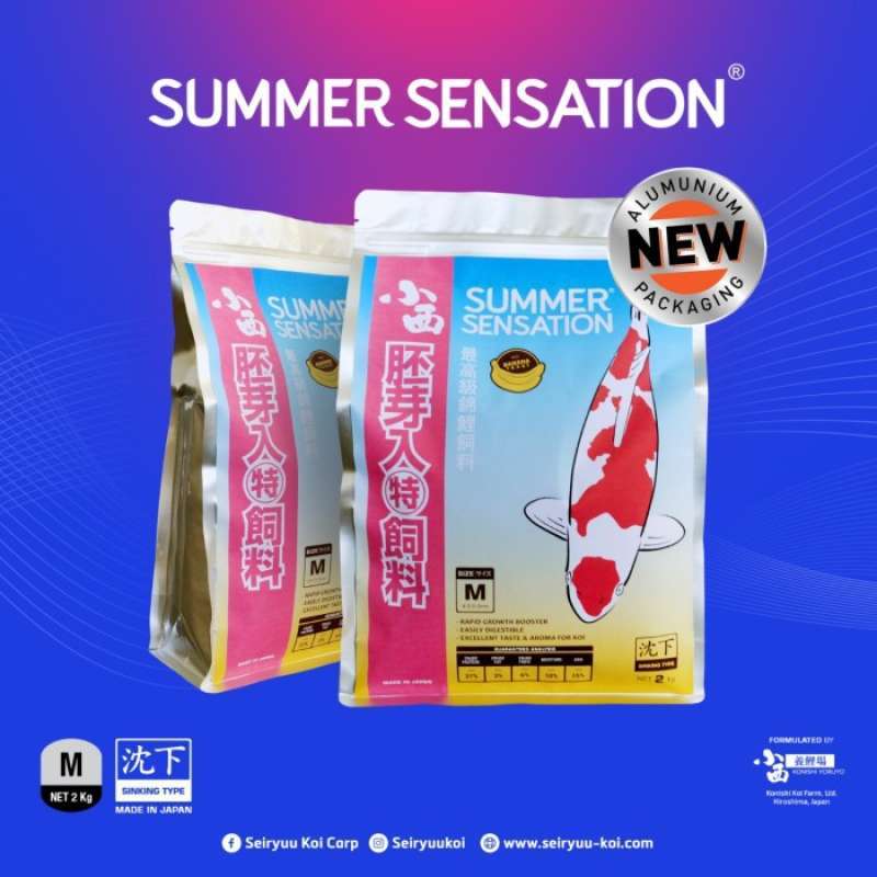 Promo Pakan Koi - Konishi Summer Sensation 2kg (m) - Sinking Diskon 35% Di Seller Ola Store ...