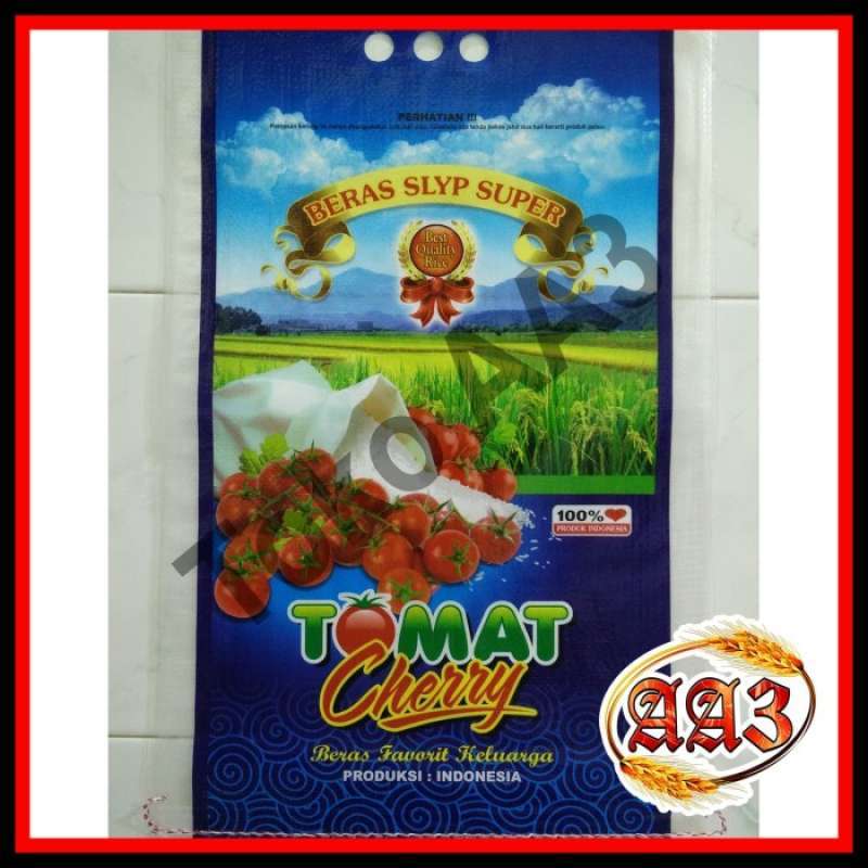 Promo tokokarungaa3 Karung beras laminasi merek Tomat Cherry 10kg ...