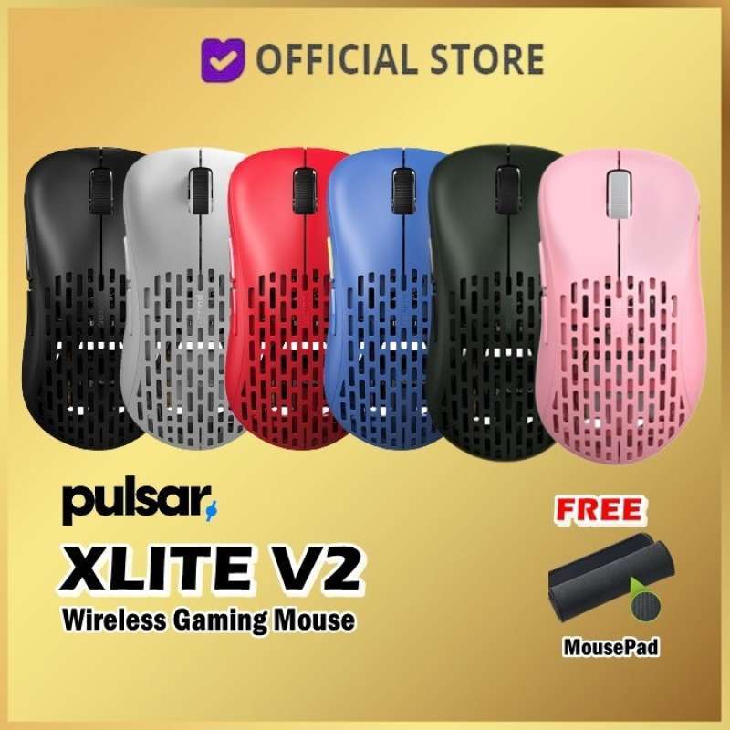 Promo PULSAR Xlite V2 Wireless Ultra Light Gaming Mouse Diskon 23% di ...