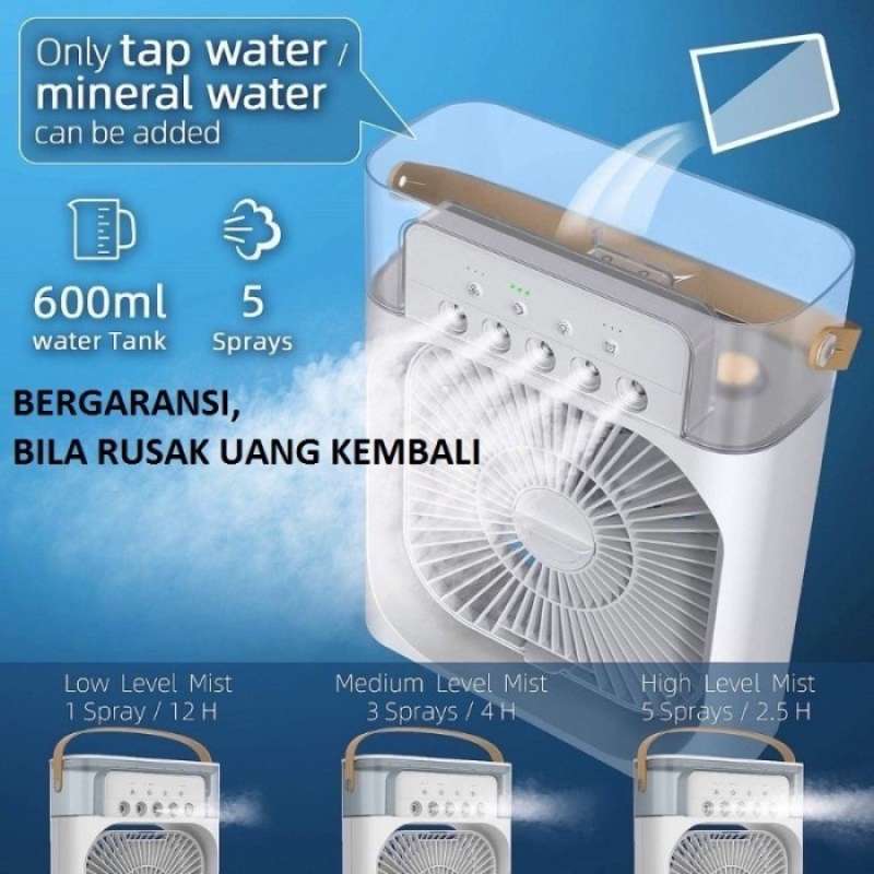 Jual ac mini portable v3 plus kipas angin 600ml di Seller Narve Seller ...