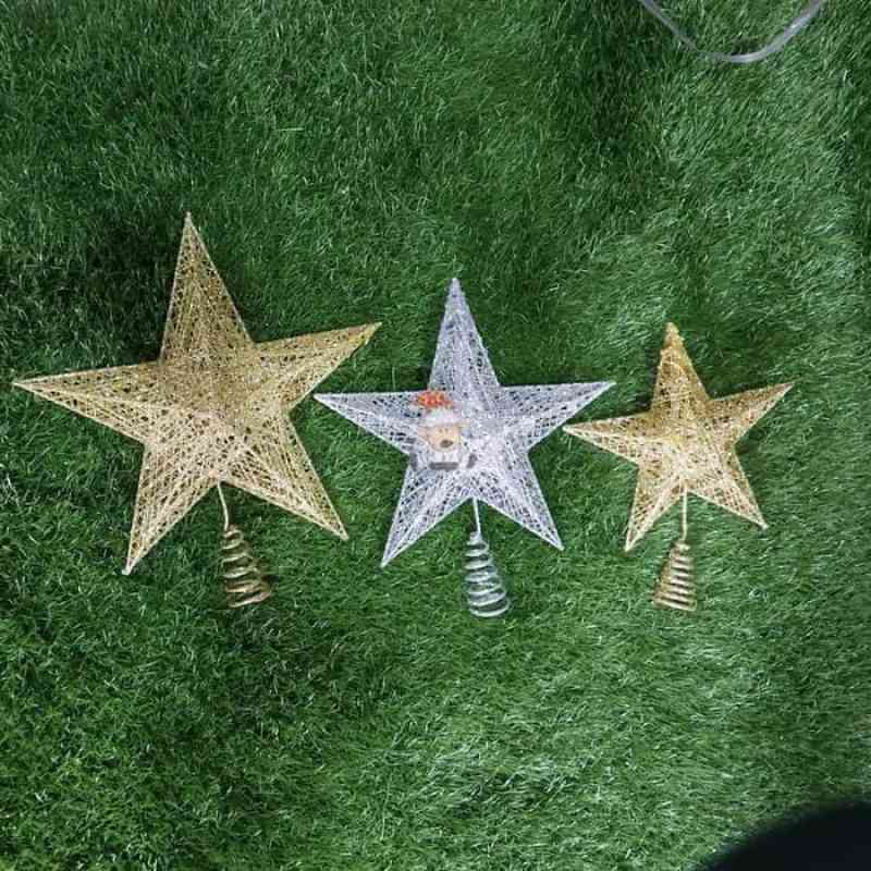 Promo Sale Hiasan Pohon Natal Topper Bintang Natal Besi Spiral - Besi ...