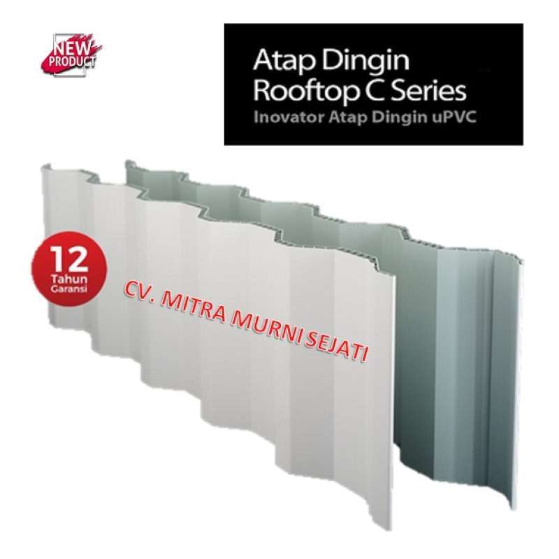 Jual Jual Atap UPVC Rooftop C-Series murah panjang 5 meter | Kab ...