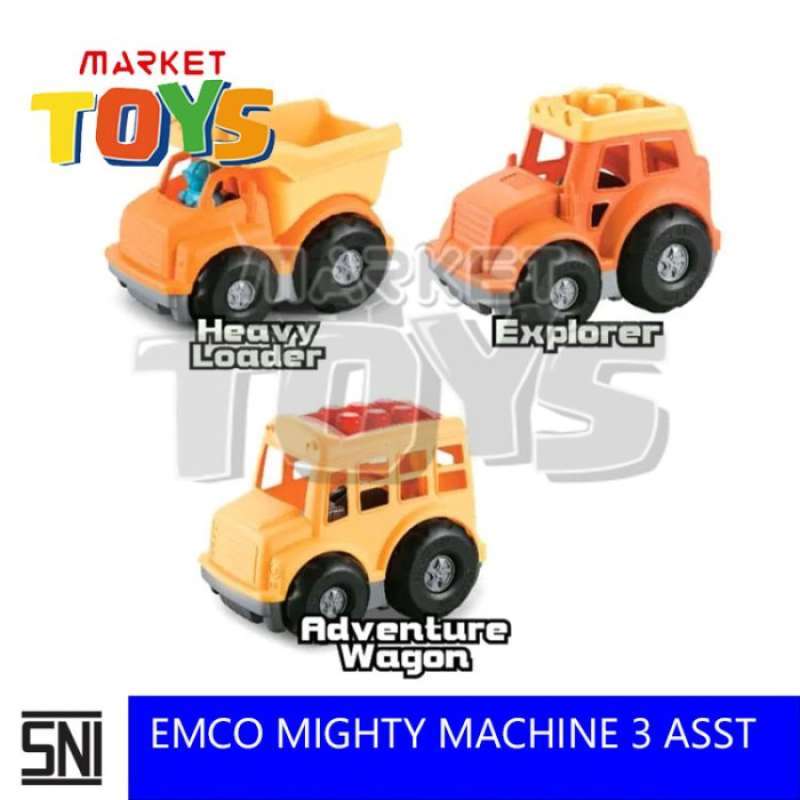 Promo EMCO MIGHTY MACHINE - 3 ASSRT MAINAN ANAK MOBIL TRUCK TANAH ...