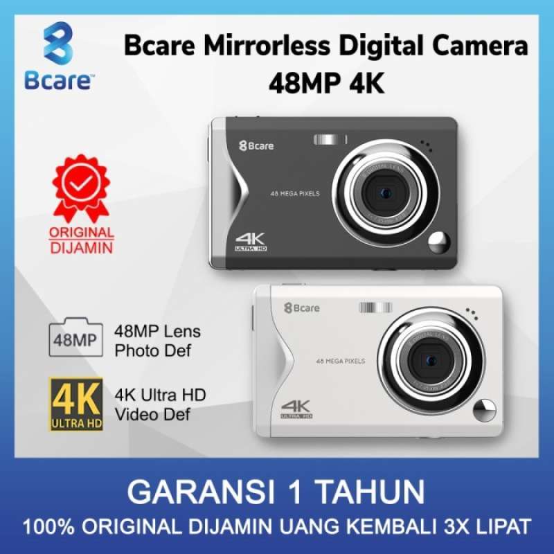 Promo New Bcare Mirrorless Digital Camera 48 Mp 4K Kamera Digital ...