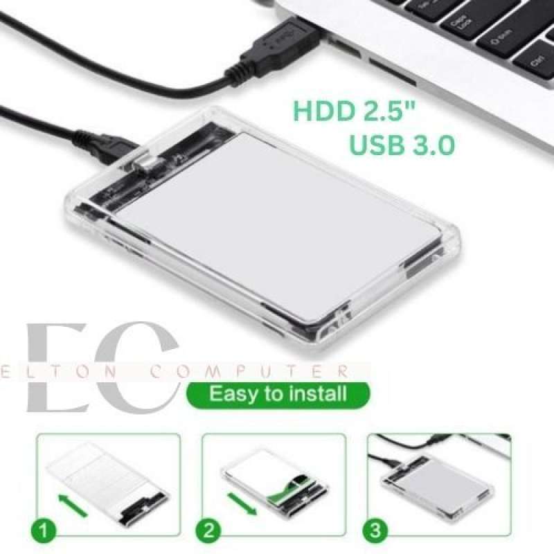 Jual Casing Hard Disk External Transparant USB 3.0 SATA 2.5 / Case Hard Disk External 2.5 SATA ...