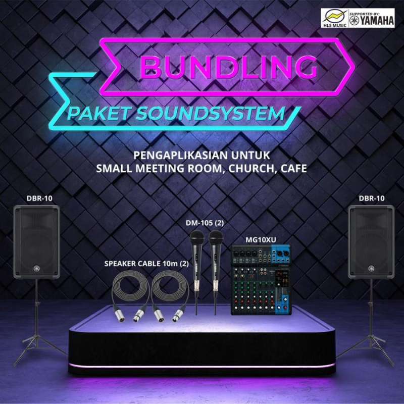 Promo Paket Sound System Yamaha 10 Inch Untuk Meeting Room / Cafe ...