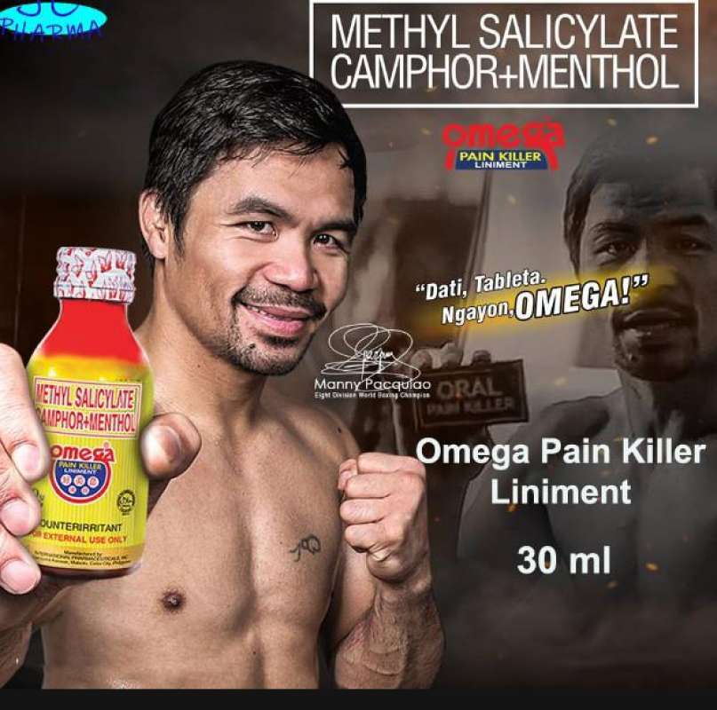 Jual Omega Pain Killer Liniment Methyl Menthol 60ml Original Filipina ...