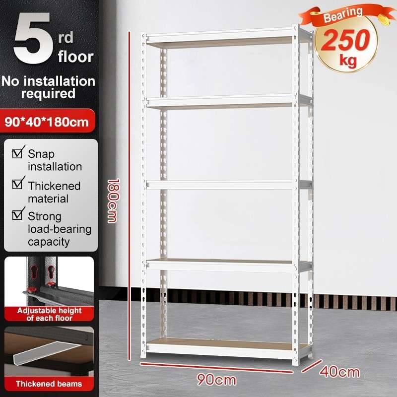 Promo Rak Besi Putrak Besi Siku 5 Susun Rak S - 5tingkat⬜90*40*180cm ...