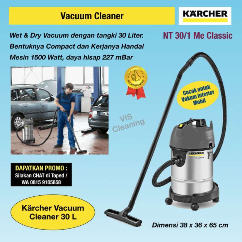 Promo Vacuum Cleaner Karcher Nt 30/1 Me Classic ( Wet & Dry 30 Liter) Diskon 23% Di Seller ...
