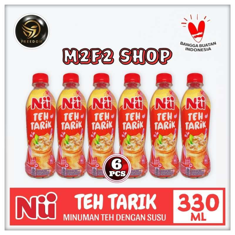 Promo Nu Milk Tea | Teh Tarik Rasa Susu Botol Pet - 330 Ml (kemasan 6 ...