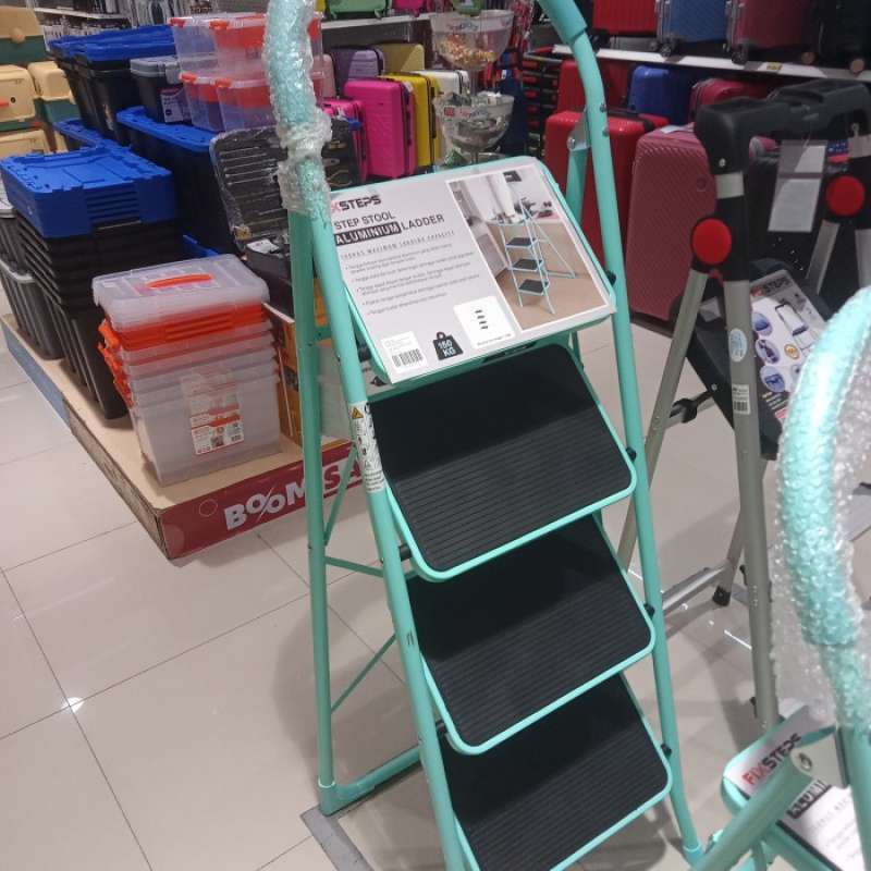 Promo Krisbow/fixstep Tangga Lipat 4 Step Dengan Busa Dudukan - Hitam ...