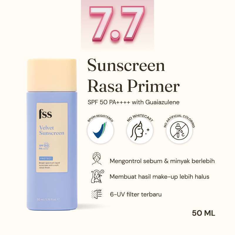 Jual Whs - Fss Velvet Sunscreen Spf 50 Pa++++ Di Seller For Skin's Sake ...