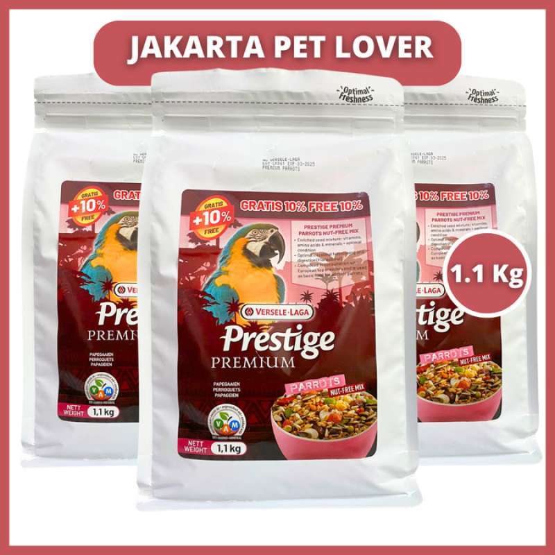 Promo Prestige Premium Parrot Macaws 1.1kg Premium Vam Makanan Burung ...