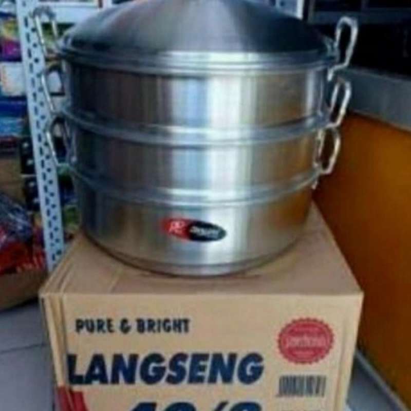 Jual Panci Langseng Serbaguna Kelakat Steamer Jawa 40 Cm Alumunium ...